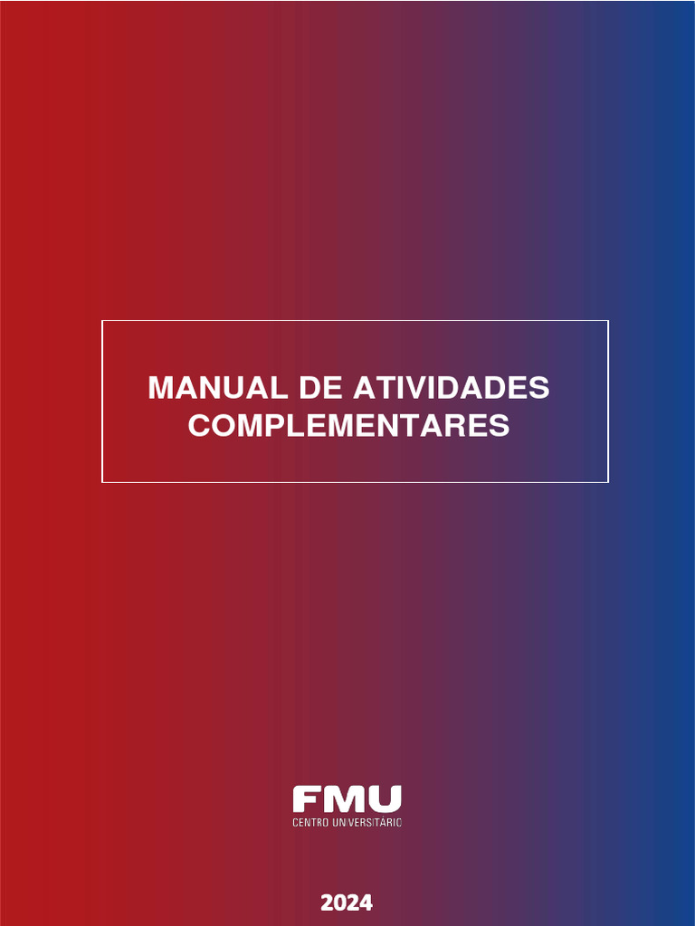 Manual de Atc Fmu 2024 v001 | PDF | Aprendizado | Pedagogia