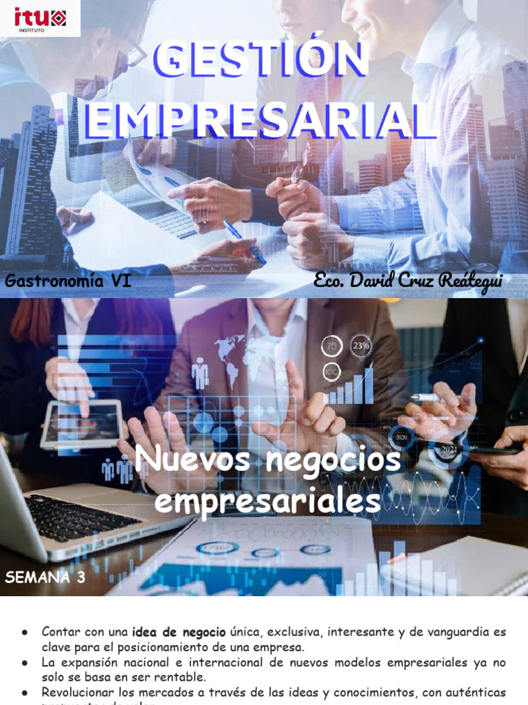 Gestion 3sem | PDF | Business | Modelo de negocio