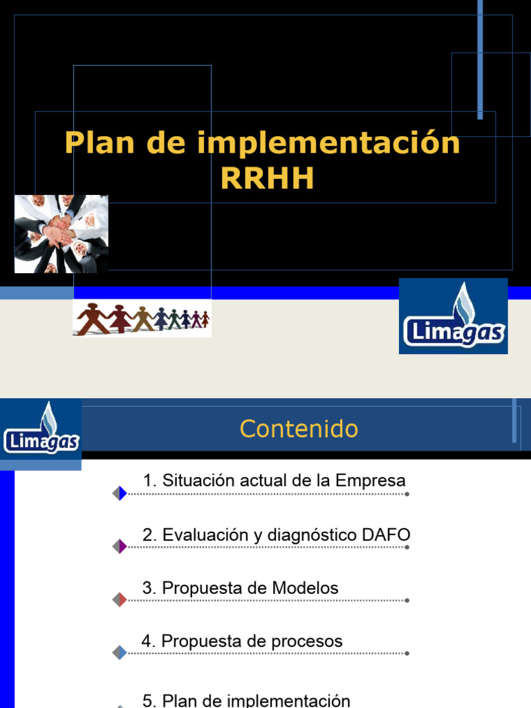 Plan de Implementacion Rrhh | PDF | Gestión de recursos humanos | Marketing