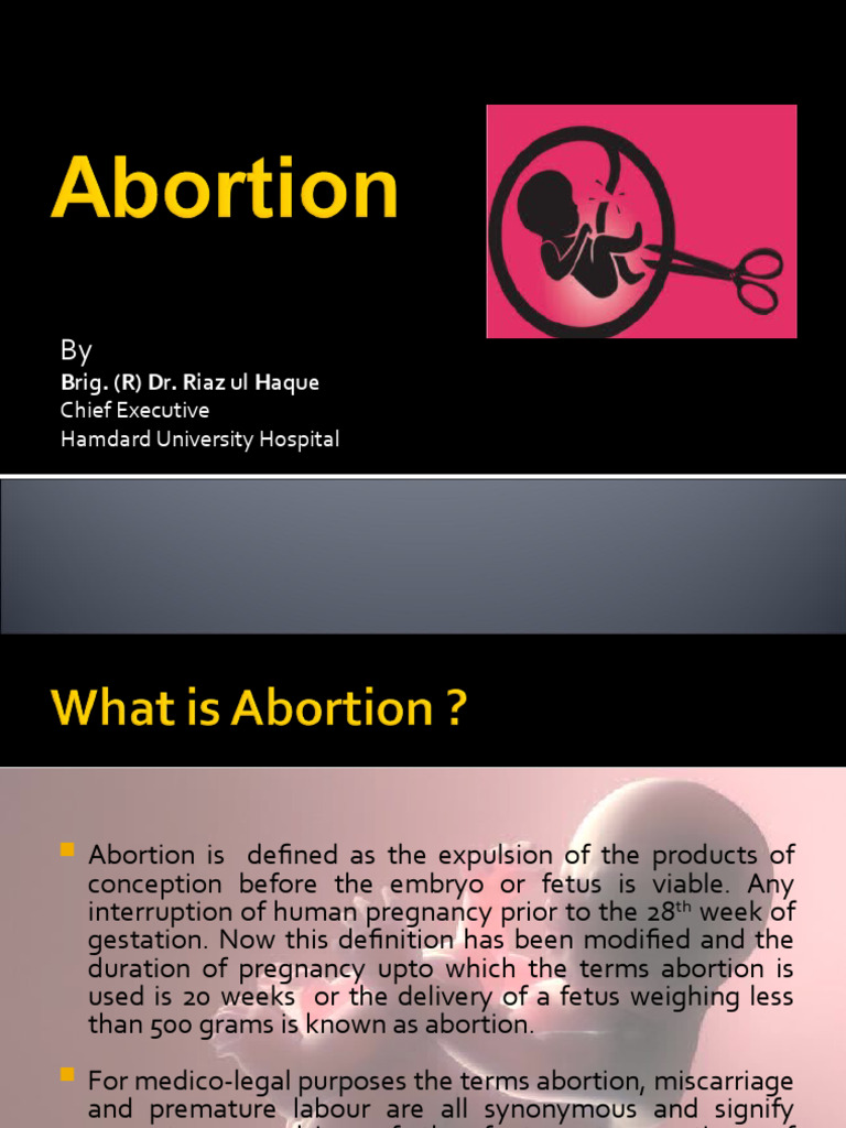 Abortion | PDF | Abortion | Miscarriage
