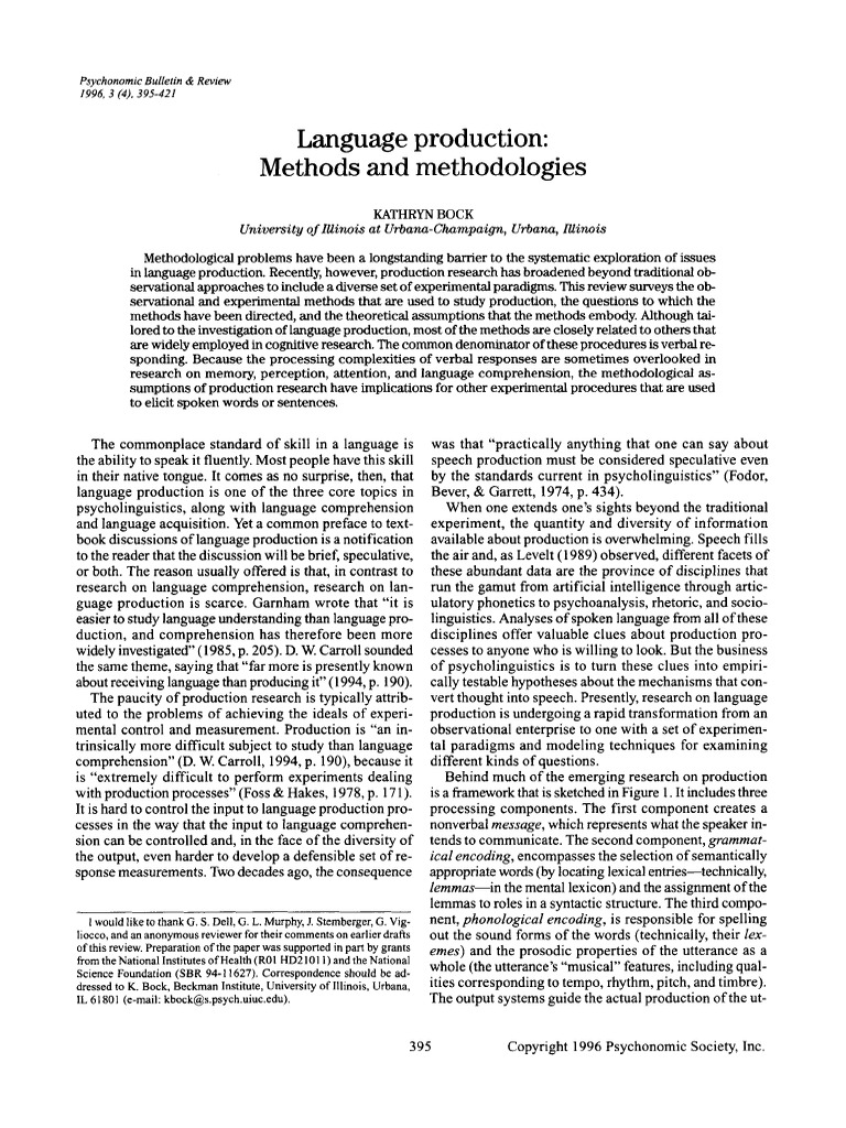 BF03214545 - 2 1 6 | PDF | Psycholinguistics | Word