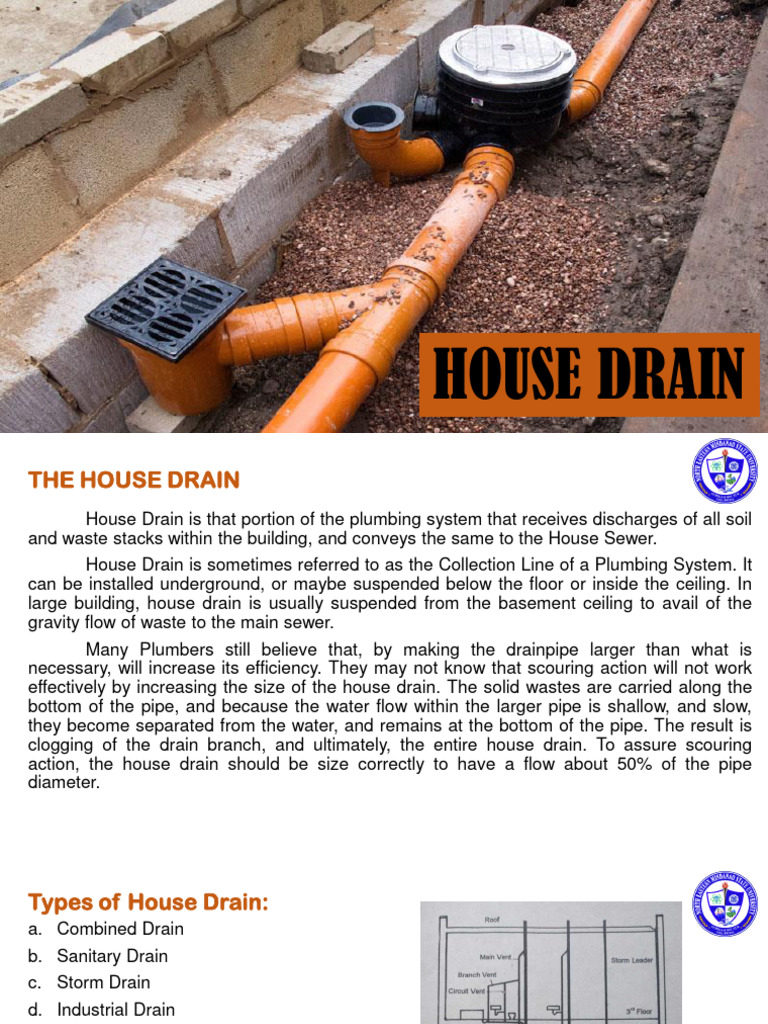 The House Drain 1 | PDF | Storm Drain | Fire Sprinkler System