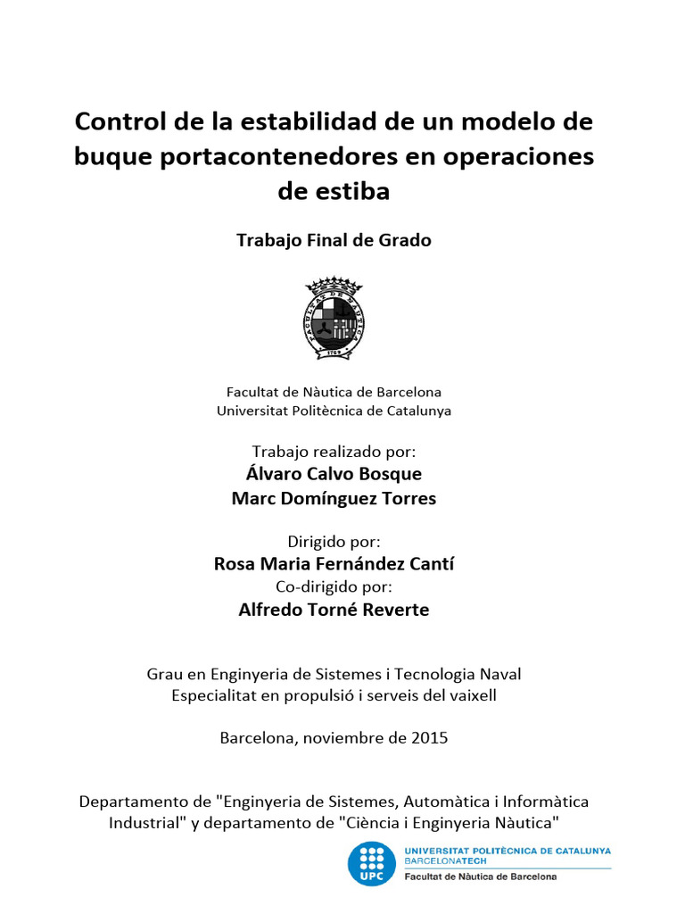 Estabilidad | PDF | Buques | Agua