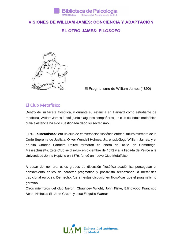 James_expo_Filósofo | PDF | Pragmatismo | Verdad
