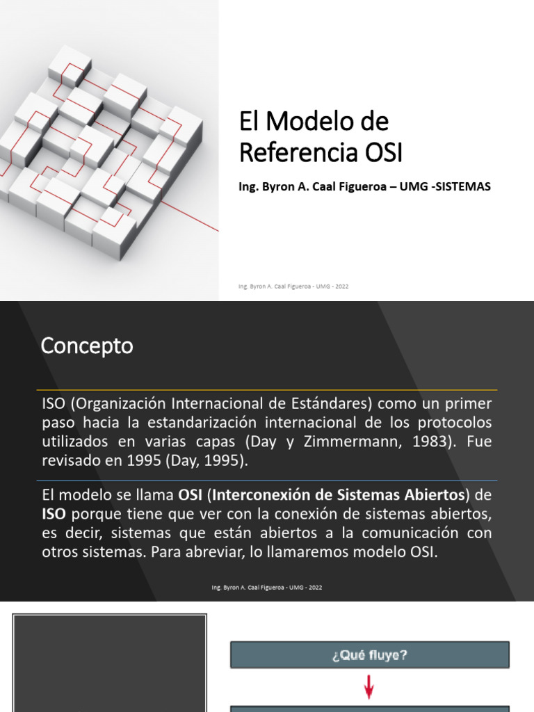 Clase 4-El Modelo de Referencia OSI | PDF | Red de computadoras | Modelo osi