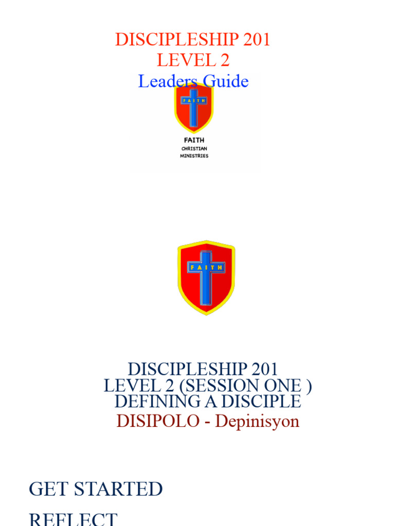 Discipleship201, Session1-5 2 | PDF