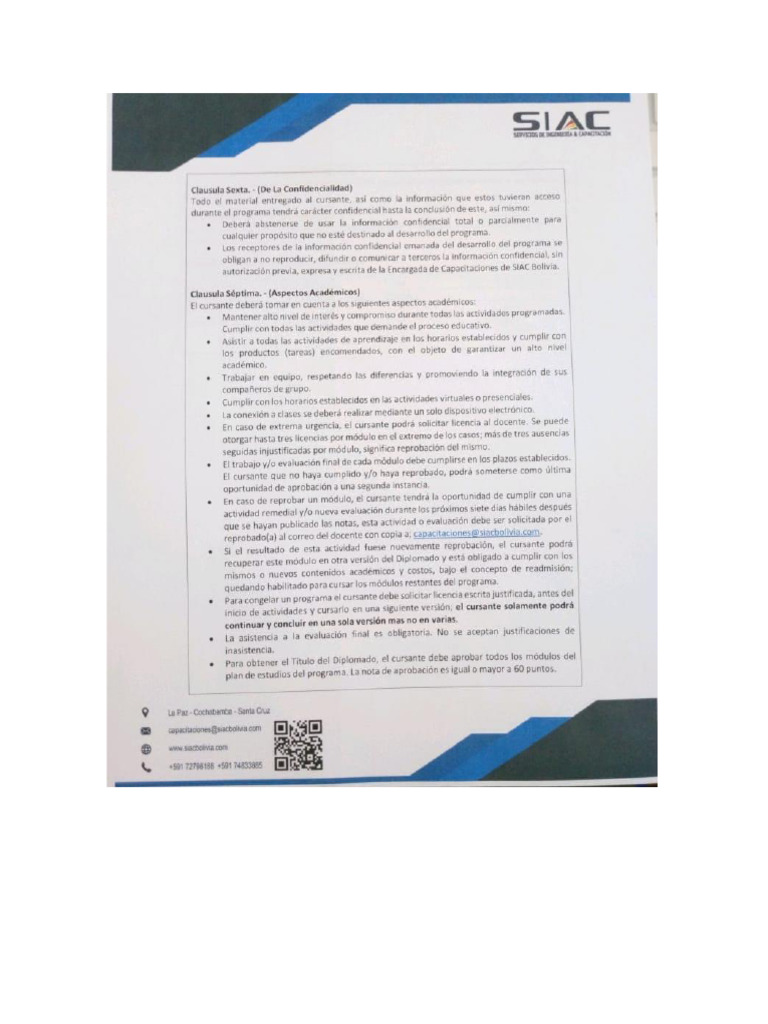 Compromiso Siac | PDF