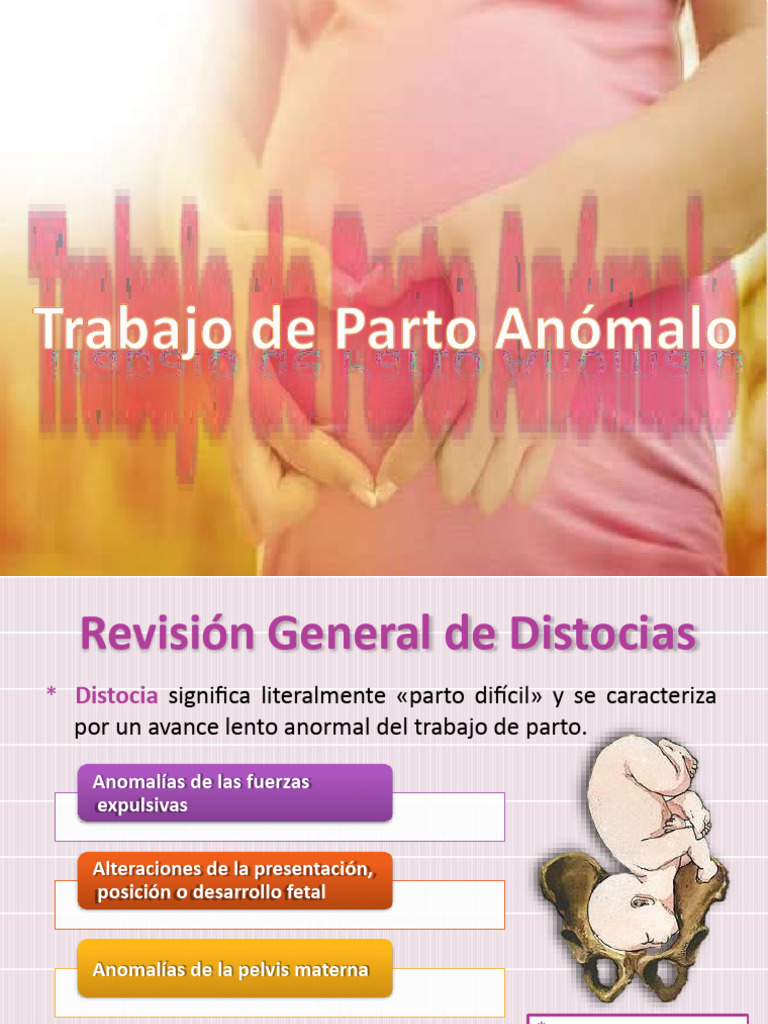 Trabajo de Parto Distócico | PDF | Parto | Pelvis