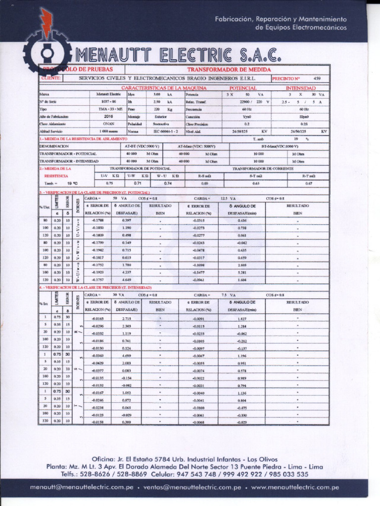 Protocolos Trafomix 26 Nov | PDF