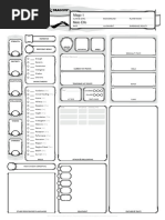 GURPS Character Sheet | PDF | Entertainment | Role Playing Games