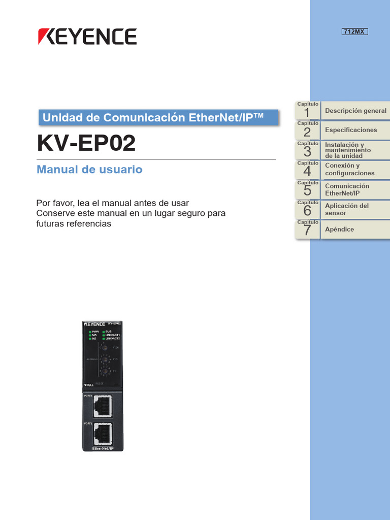 KV-EP02 Manual Del Usuario | PDF | Cambiar | Usuario (informática)