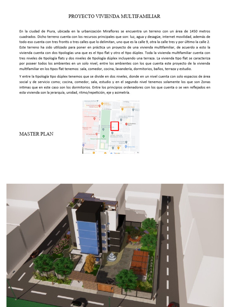 Proyecto Vivienda Multifamiliar - Examen Final | PDF | Hogar, jardinería y bricolaje
