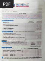 Minimental Adultos | PDF