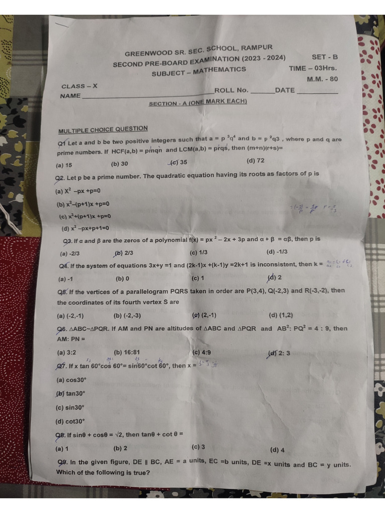 Greenwood pb-2 Set-B | PDF