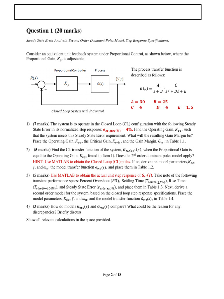 2024 Revised | PDF | Control Theory | Applied Mathematics