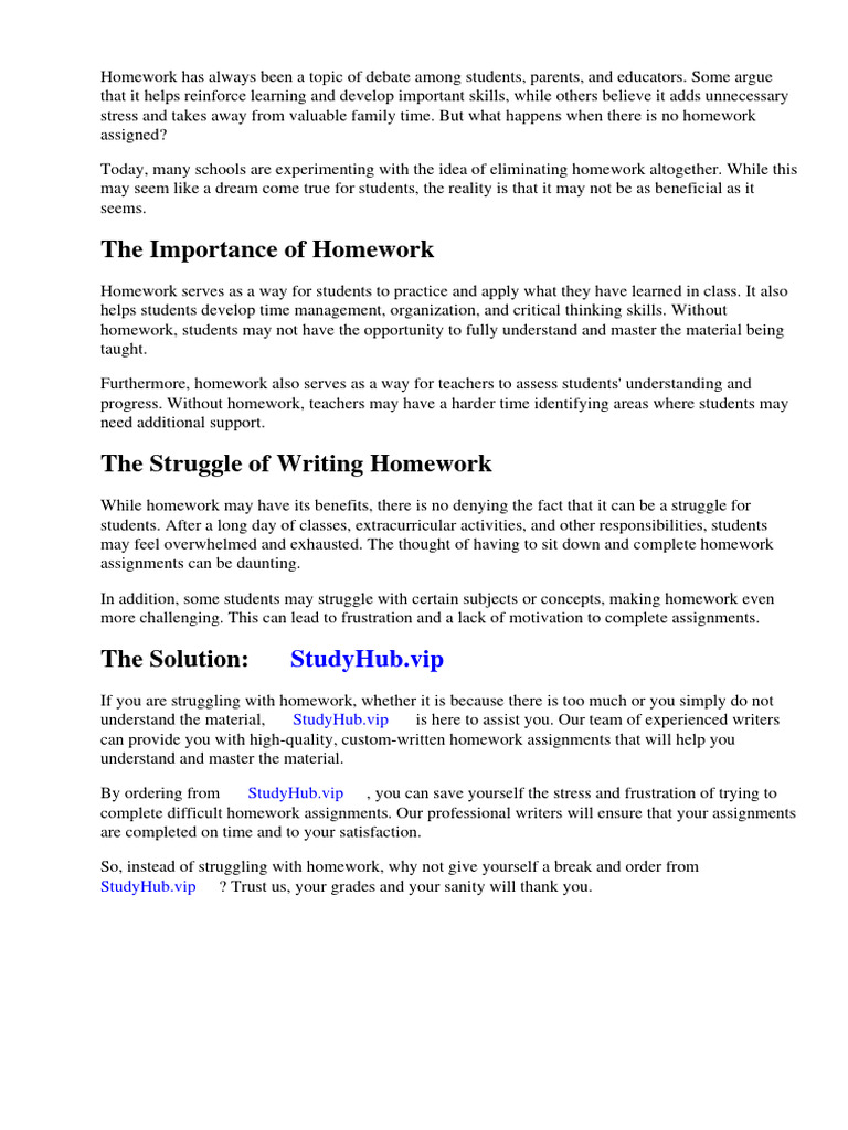 Today Tonight No Homework | Download Free PDF | Homework | Thought