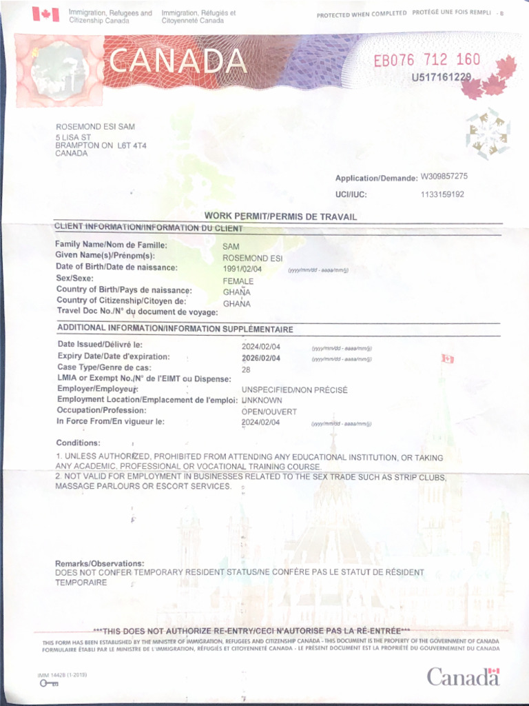 Work Permit | PDF