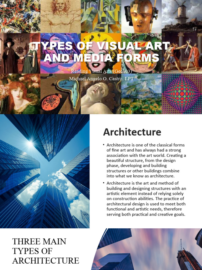 Types of Visual Arts and Media Forms | PDF | Drawing | Ceramic Art