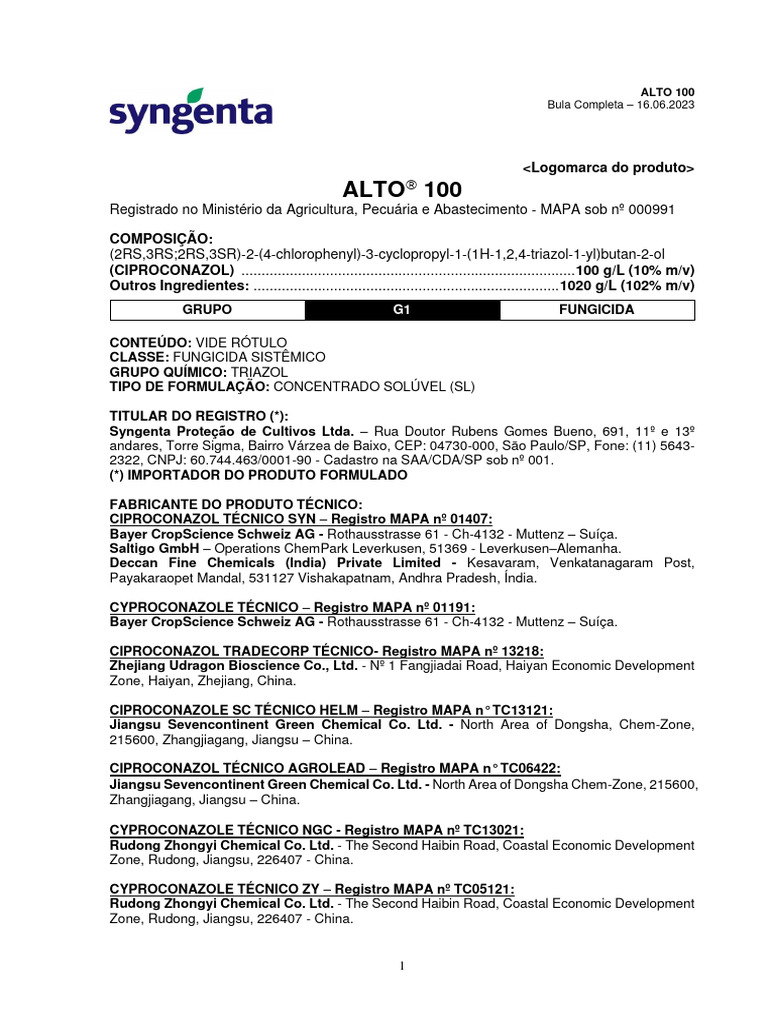 F1797443716 - ALTO 100 - Bula Completa - 16.06.2023 | Download grátis ...