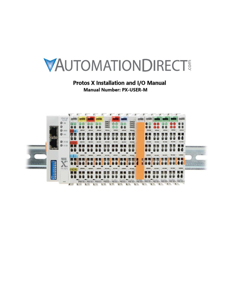 Automation Direct Protos X Manual - Revg | PDF | Information And Communications Technology ...