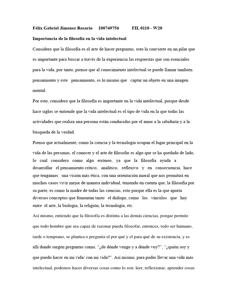 Félix | PDF | Pensamiento | Aprendizaje