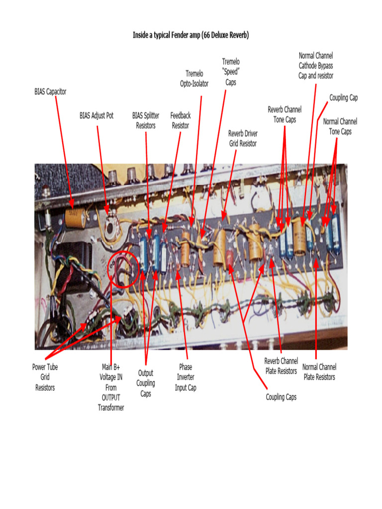 5 Inside A Typical Fender Amp | PDF | Resistor | Amplifier