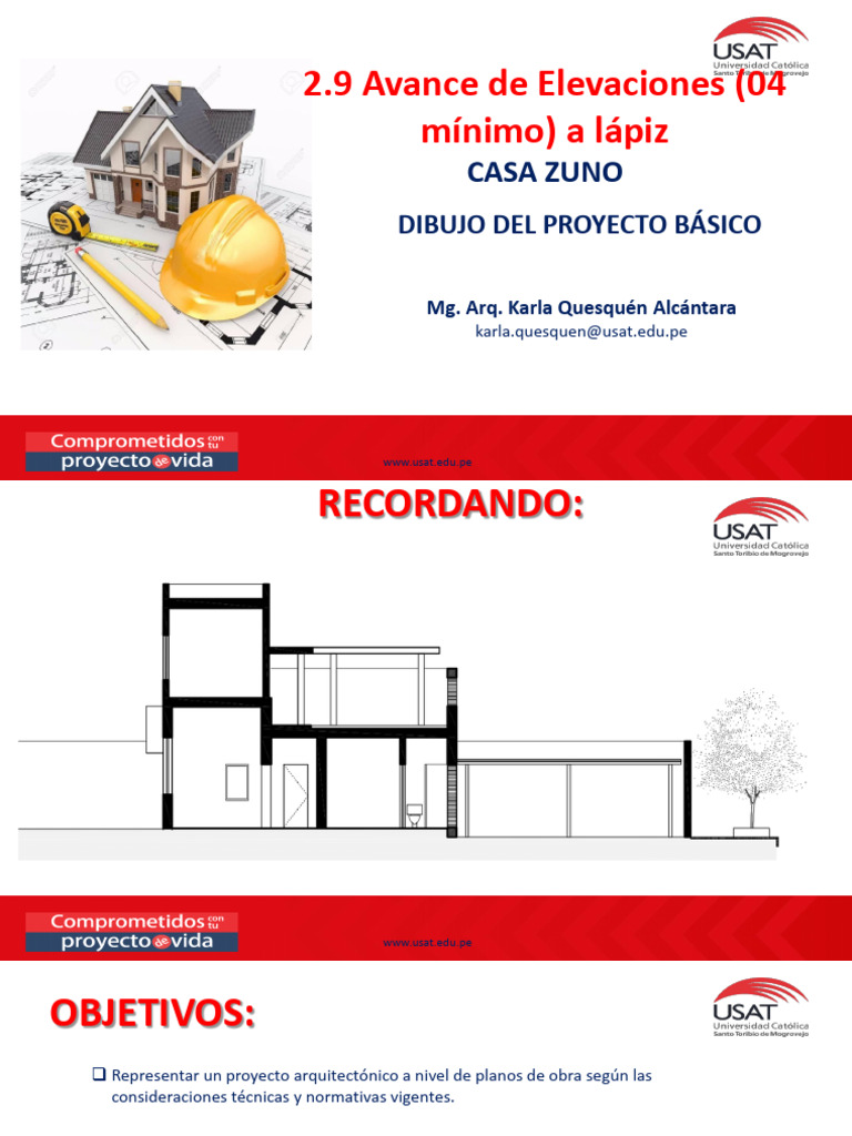 Clase 09. - Elevaciones - Elementos | PDF | Dibujo