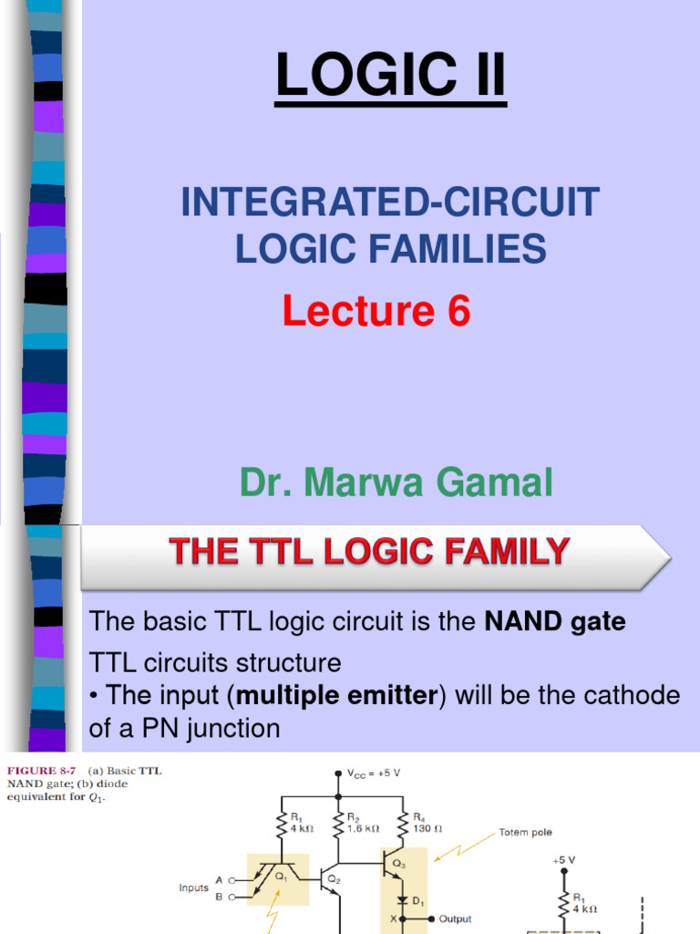 Lecture 6 2020 Pdf Logic Gate Semiconductors