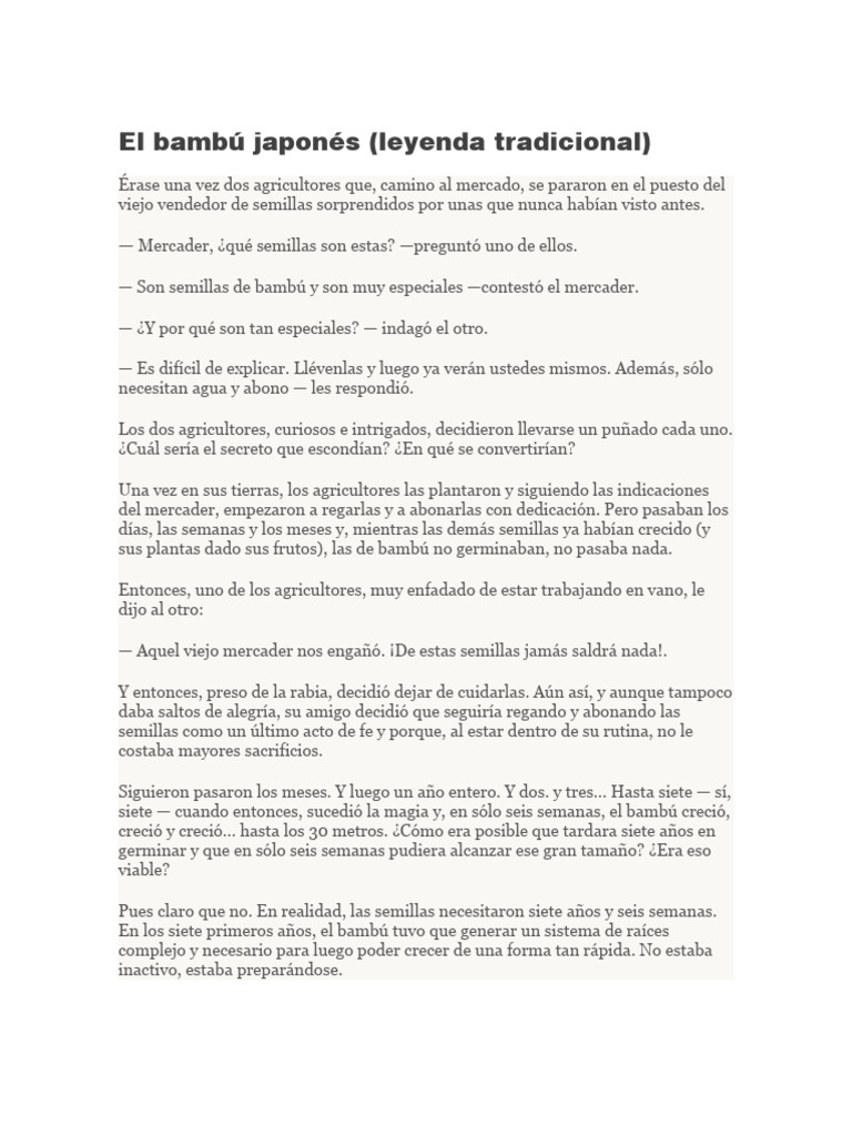 El Bambú Japonés | PDF | Hogar, jardinería y bricolaje | Ciencia y ...