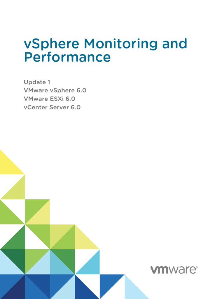 Vsphere Esxi Vcenter Server 601 Monitoring Performance Guide | PDF | Computer Data Storage ...