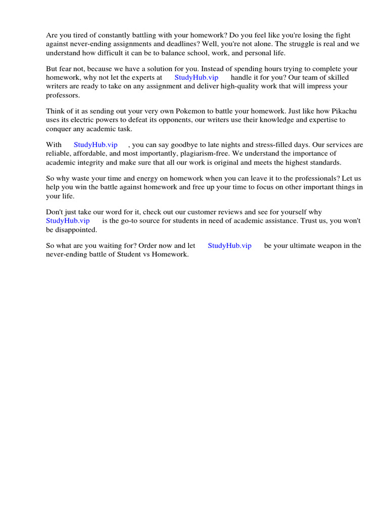 Pokemon Battle Student Vs Homework | PDF | Pokémon | Nintendo