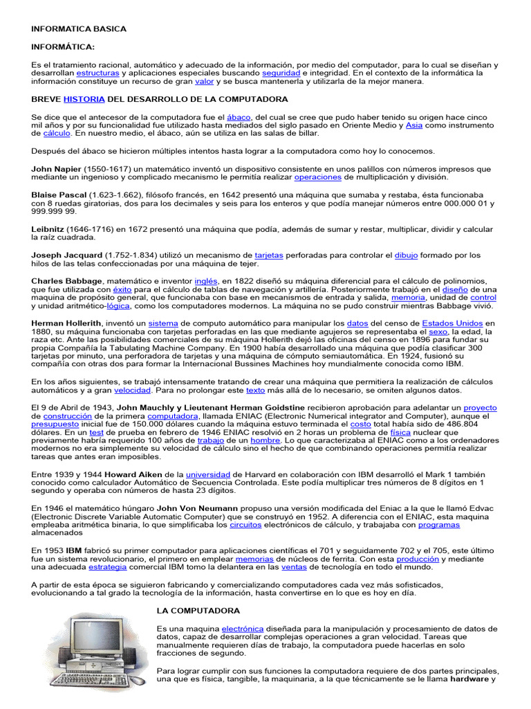 Curso de Informatica Basica Power Point | PDF | Hardware de la ... Curso de Informatica Basica Power Point | PDF | Hardware de la ...