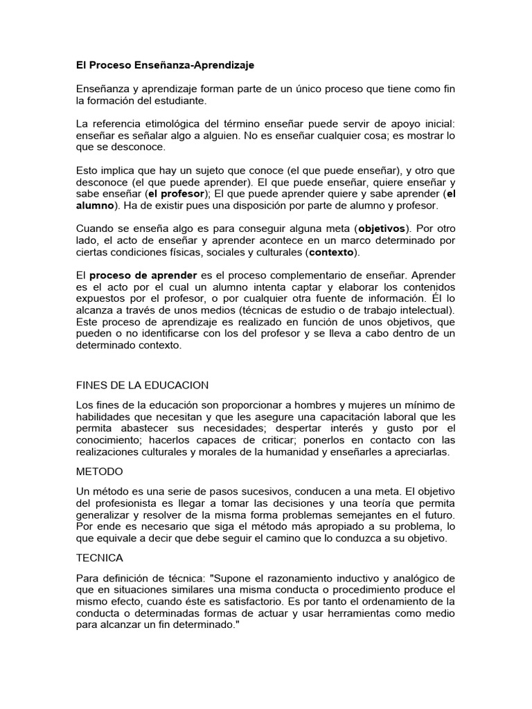 Conceptos Didactica | PDF | Enseñando | Aprendizaje