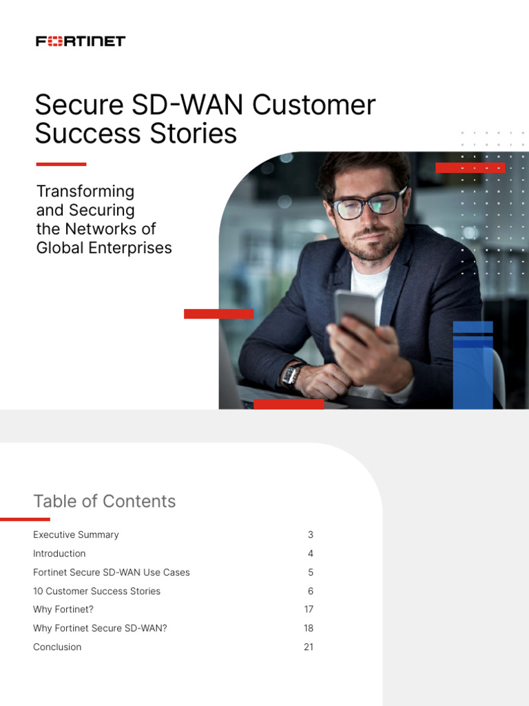 Secure SD-WAN Customer Success Stories | Download Free PDF | Computer Network | Computing
