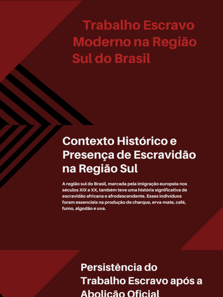 Trabalho Escravidão Moderna No Sul Do Brasil - 20231207 - 100431 - 0000 ...