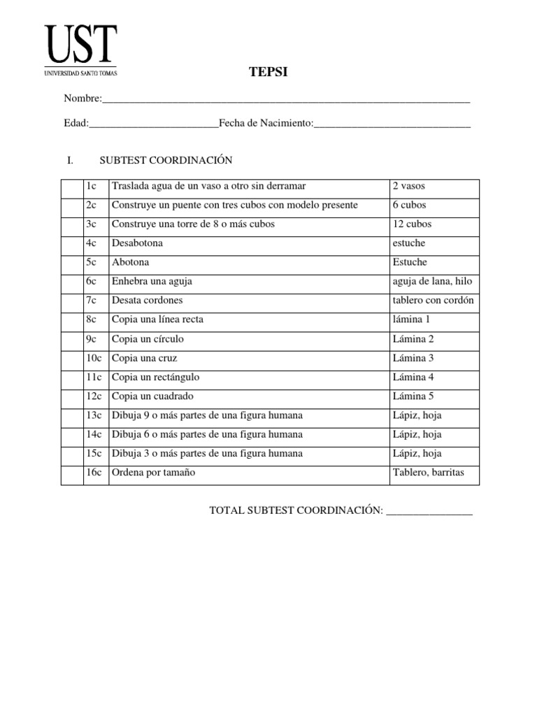 TEPSI PROTOCOLO Y LÁMINAS