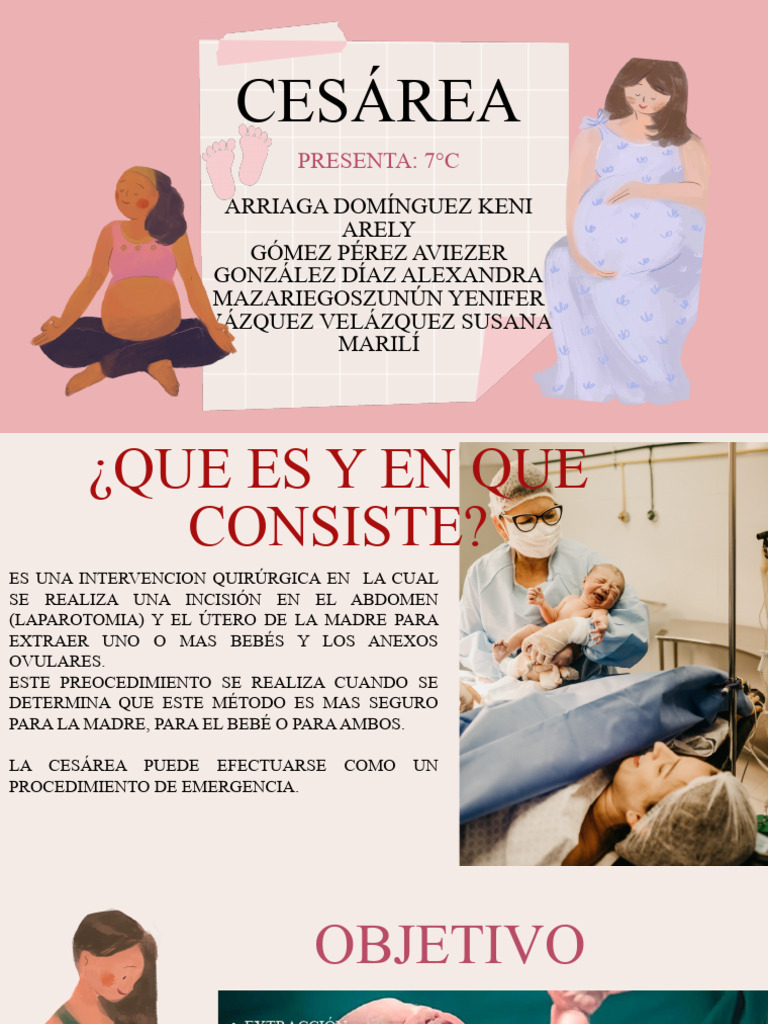 Procedimiento de Cesárea: Guía Completa | PDF | Seccion de cesárea | Útero