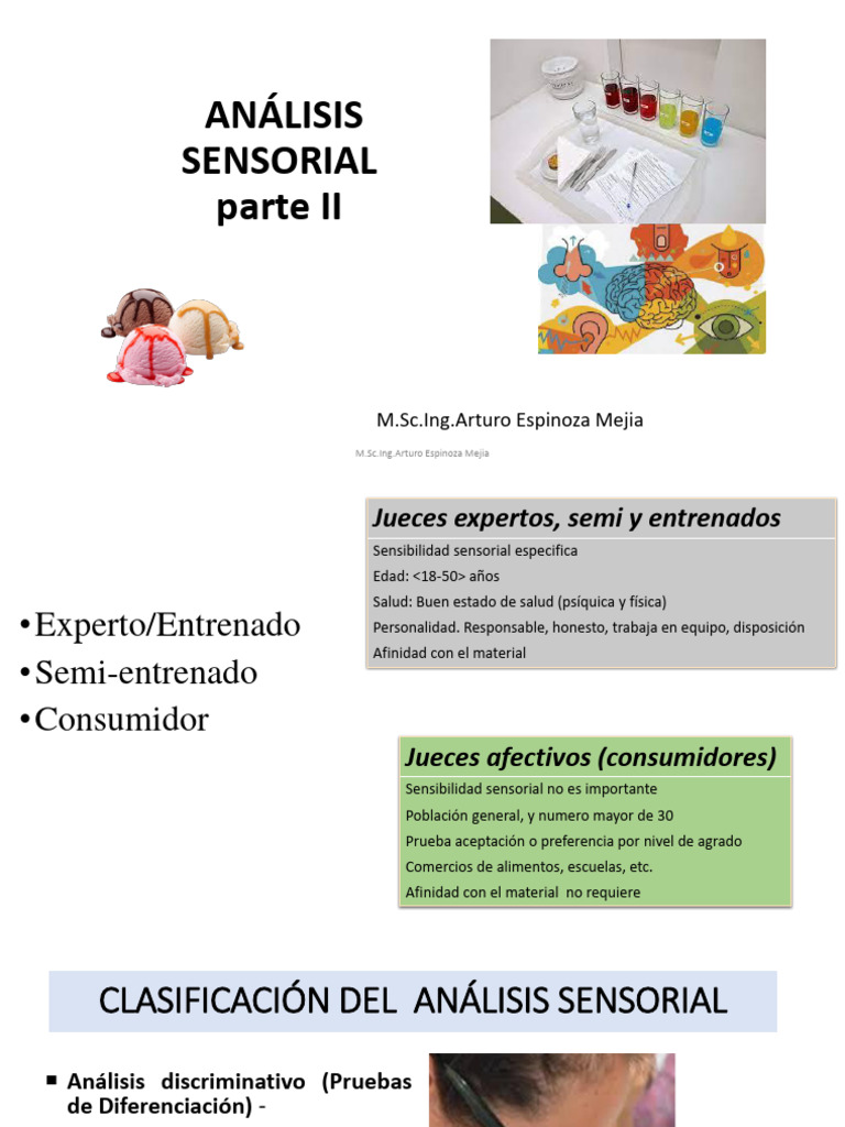ANALISIS SENSORIAL II | PDF