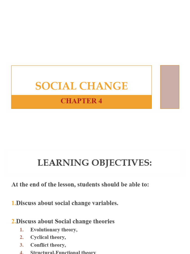 Chapter 4 - Social Change | PDF | Communism | Science