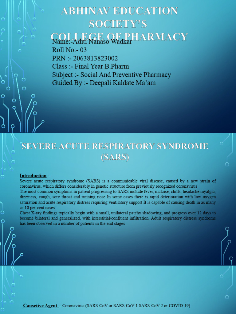 Aditi 03 SPP | PDF | Infection | Causes Of Death