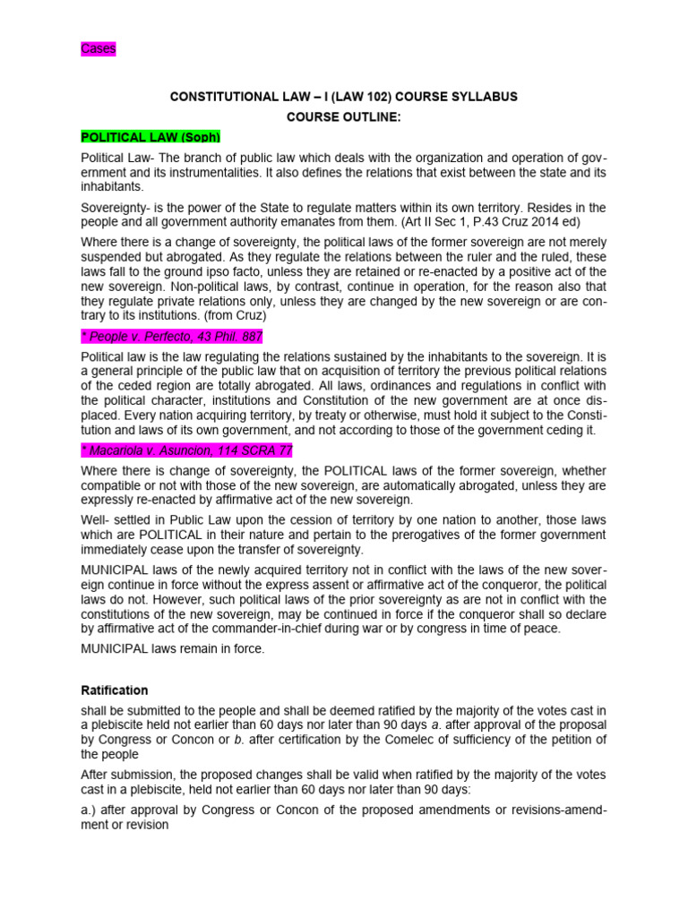 Consti 100 | Download Free PDF | Standing (Law) | Mootness