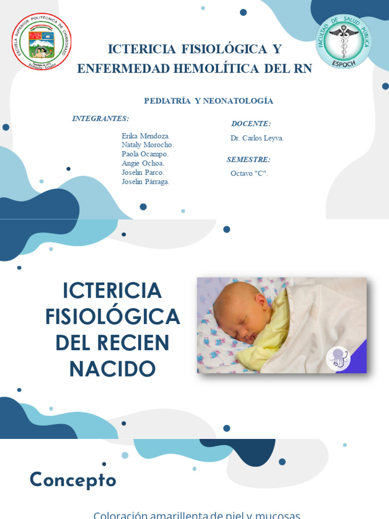 Grupo 5 - Ictericia Fisiologica y Ehrn - 8C - Presentación | PDF ...