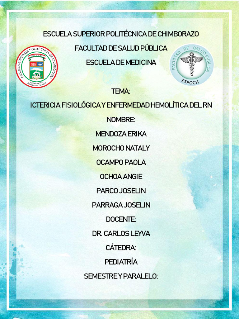 GRUPO 5 - ICTERICIA FISIOLOGICA Y EHRN - 8C | PDF | Anticuerpo ...