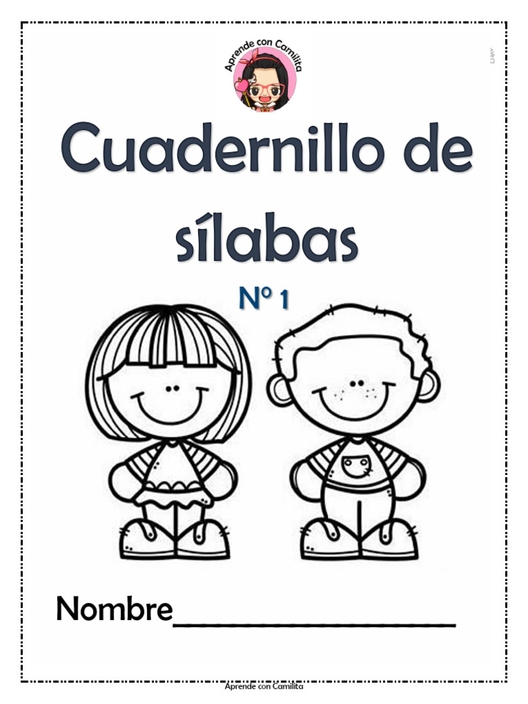 Cuadernillo de Sílabas para Imprimir | PDF