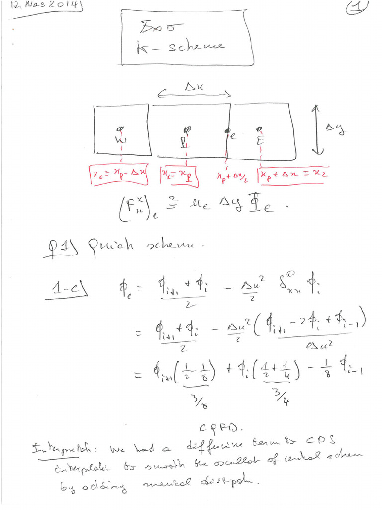 Solution Exercises CFD K Scheme | PDF