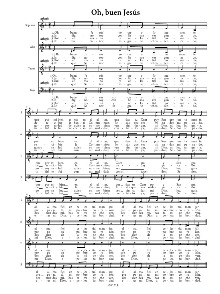 Oh Buen Jesús | PDF