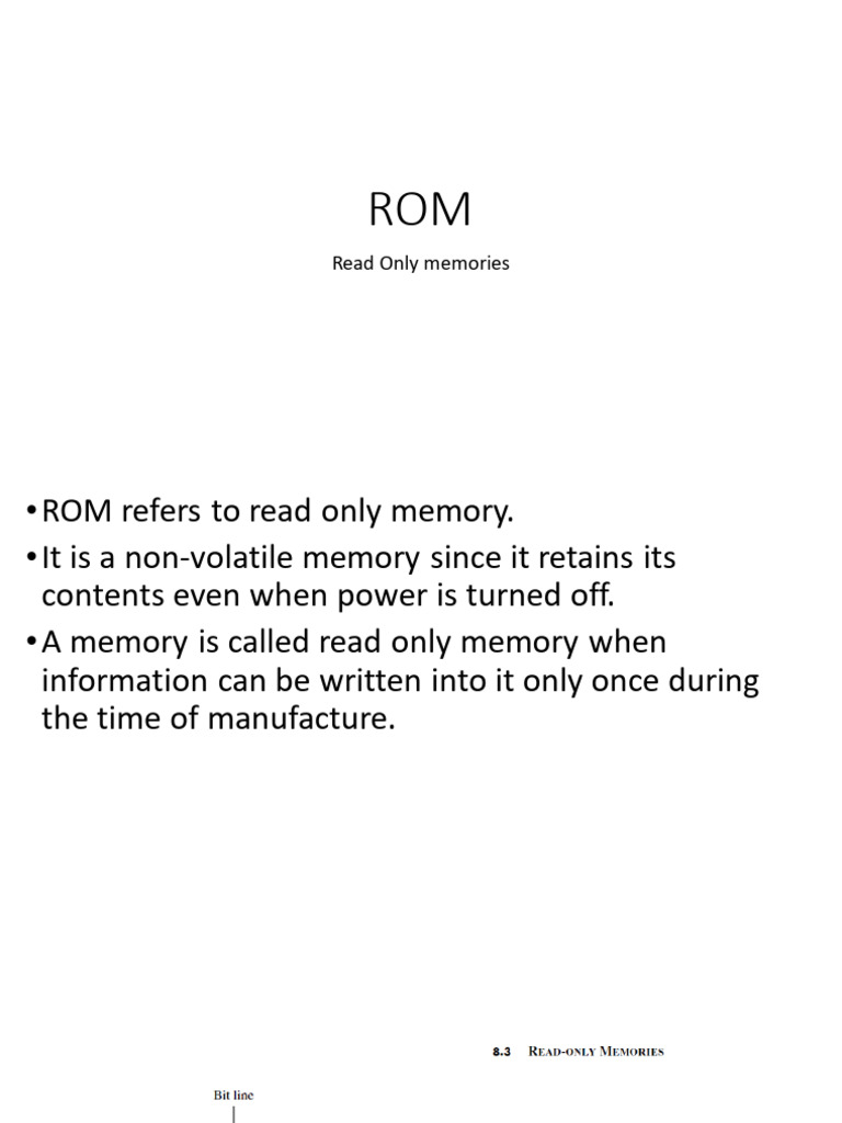 Embedded System - ROM | PDF