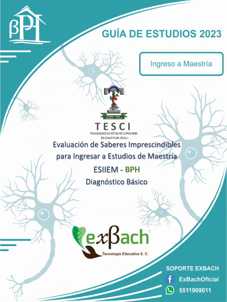 Guiadeestudio ESIIEM2023 TESCI | PDF | Verbo | Evaluación