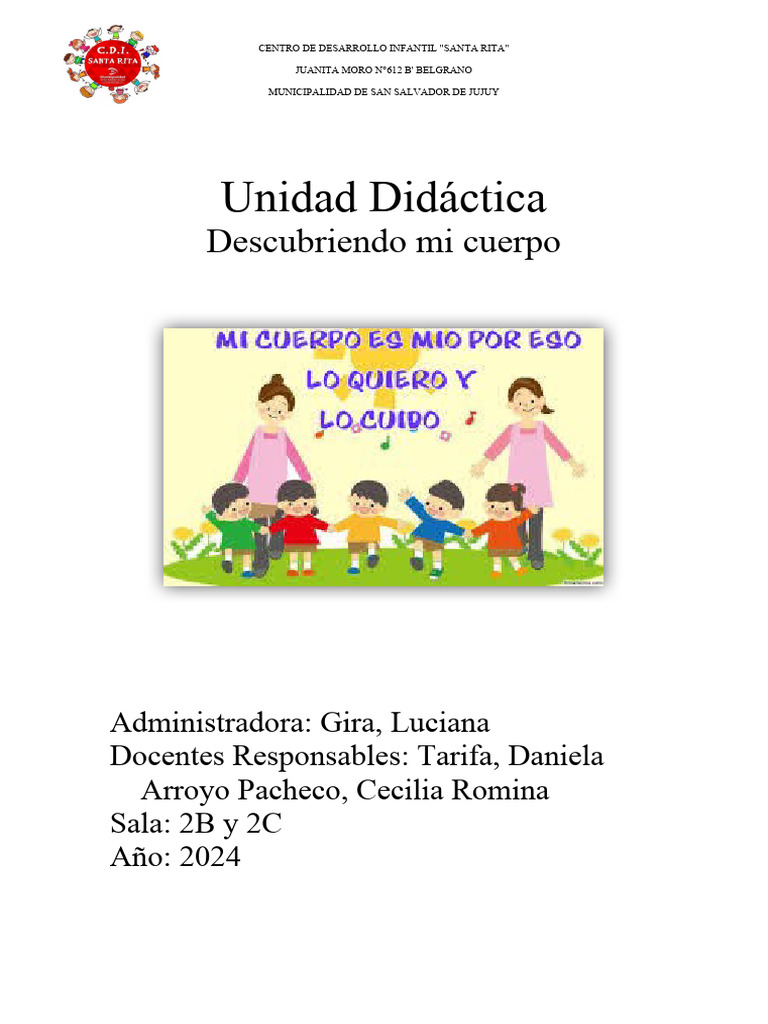 Descubriendo Mi Cuerpo CDI | PDF | Las emociones | Educación de la ...