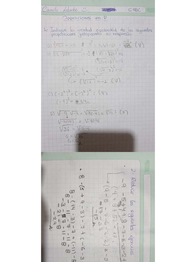 Conceptos Matemáticos (Tarea 1) - Comprimido | PDF